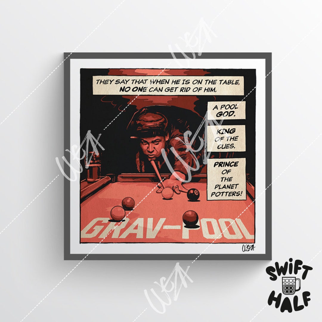 POOL GOD Limited Edition Print - Etsy