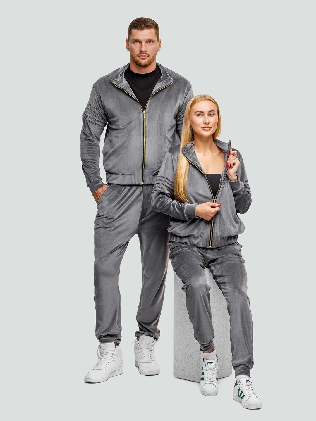 Couple Tracksuit, Velour Tracksuit, Velvet Tracksuit, Designer ...
