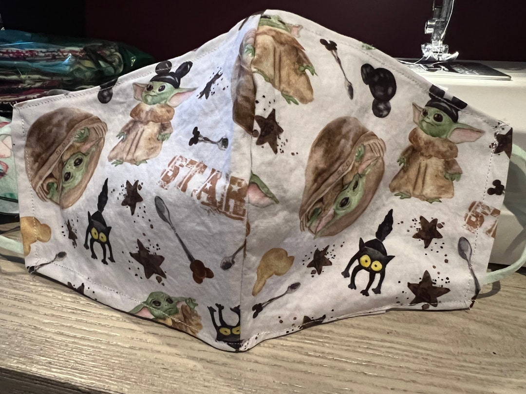 Baby Yoda grogu Disney Theme Adult Mask - Etsy