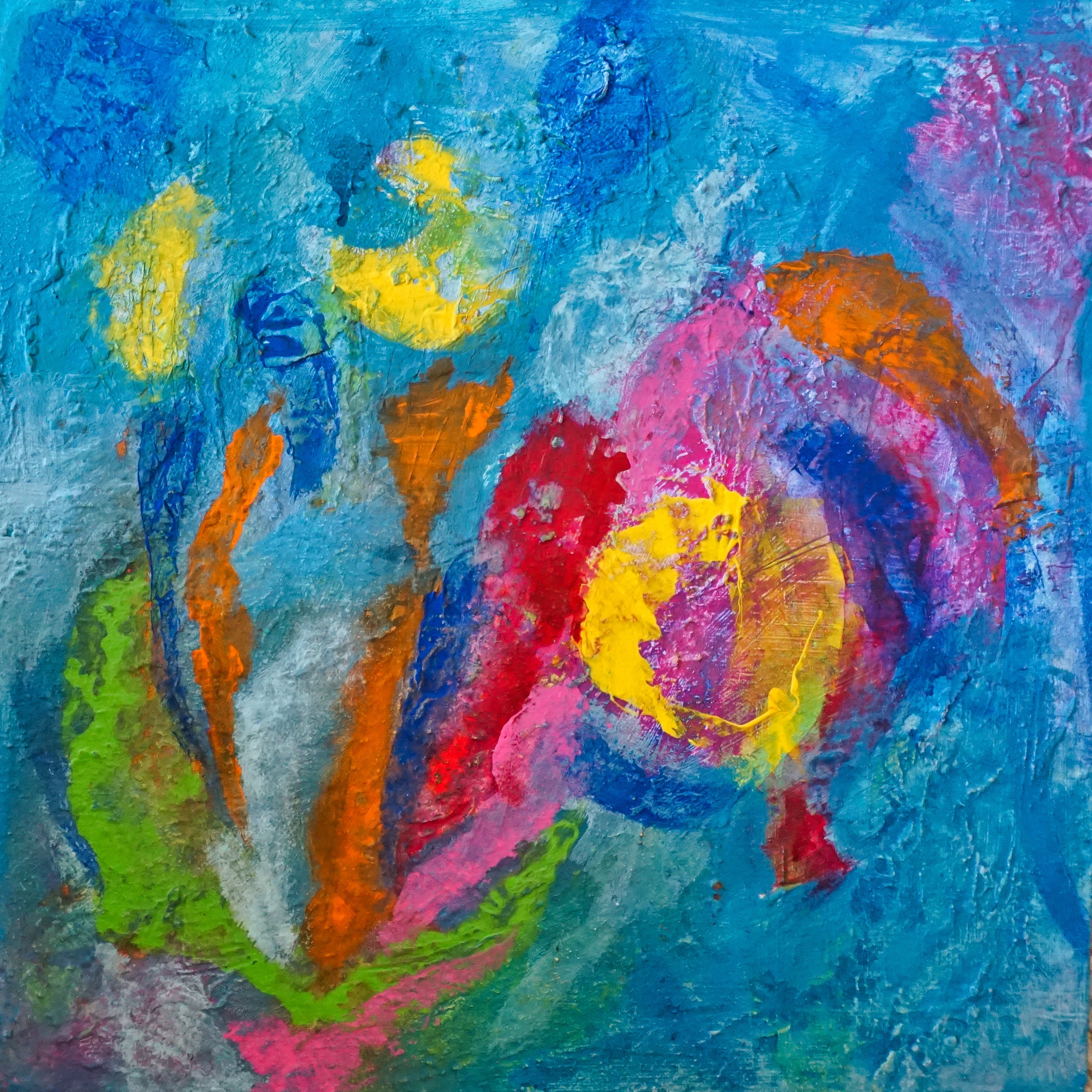 Abstraktes Bild/ Abstrakte Kunst/ Unikat/ Leinwand Bild/ Moderne Kunst ...