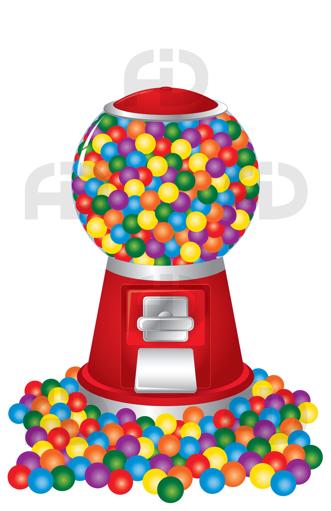 Bubblegum Machine 2, Gumballs, Machine, Bubble Gum Balls, Colorful ...