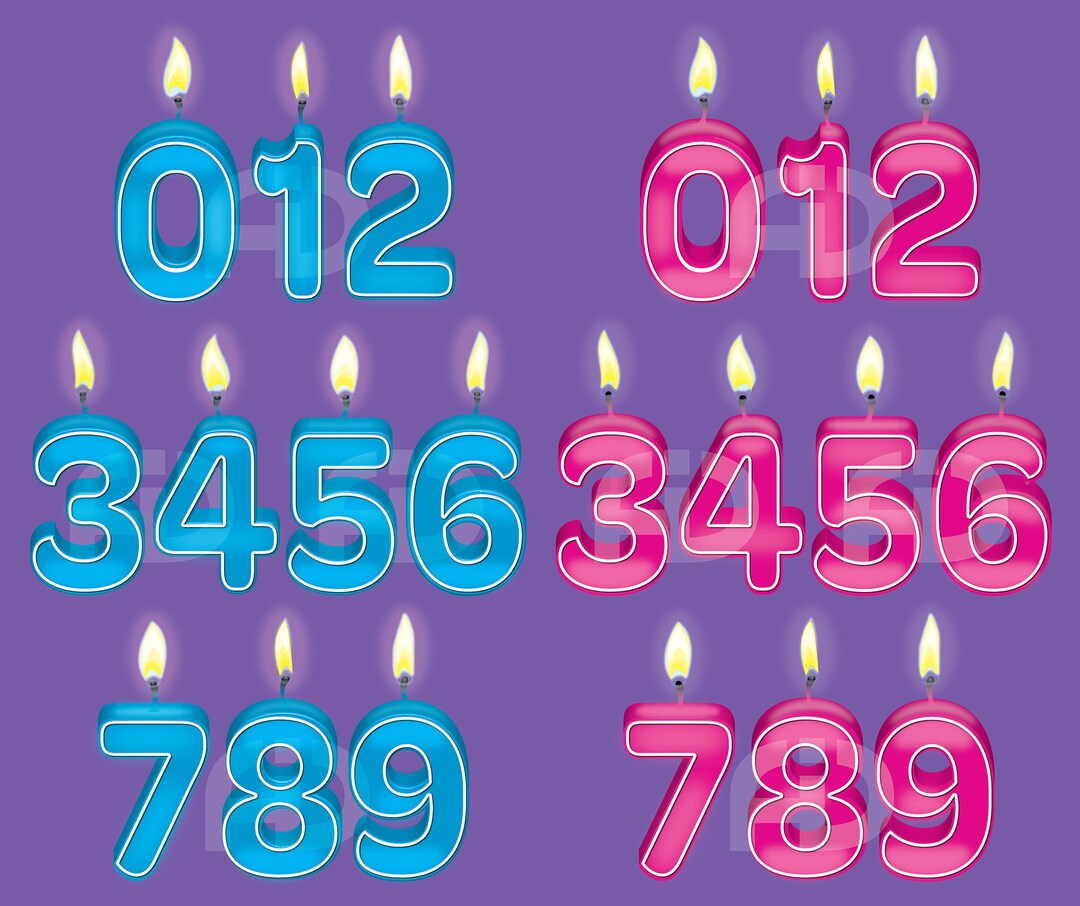 Numbers _ Candles, Light, Numbers, Birthday, Zero, One, Two, Three ...