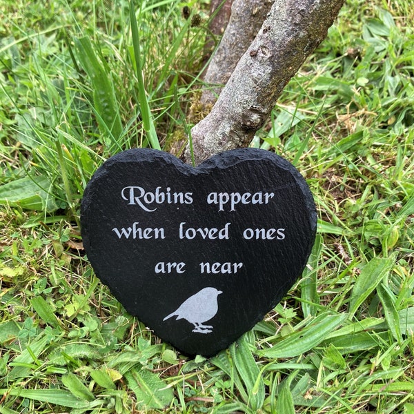 Robins Appear When Loved Ones Are Near Grave Memorial - Etsy UK
