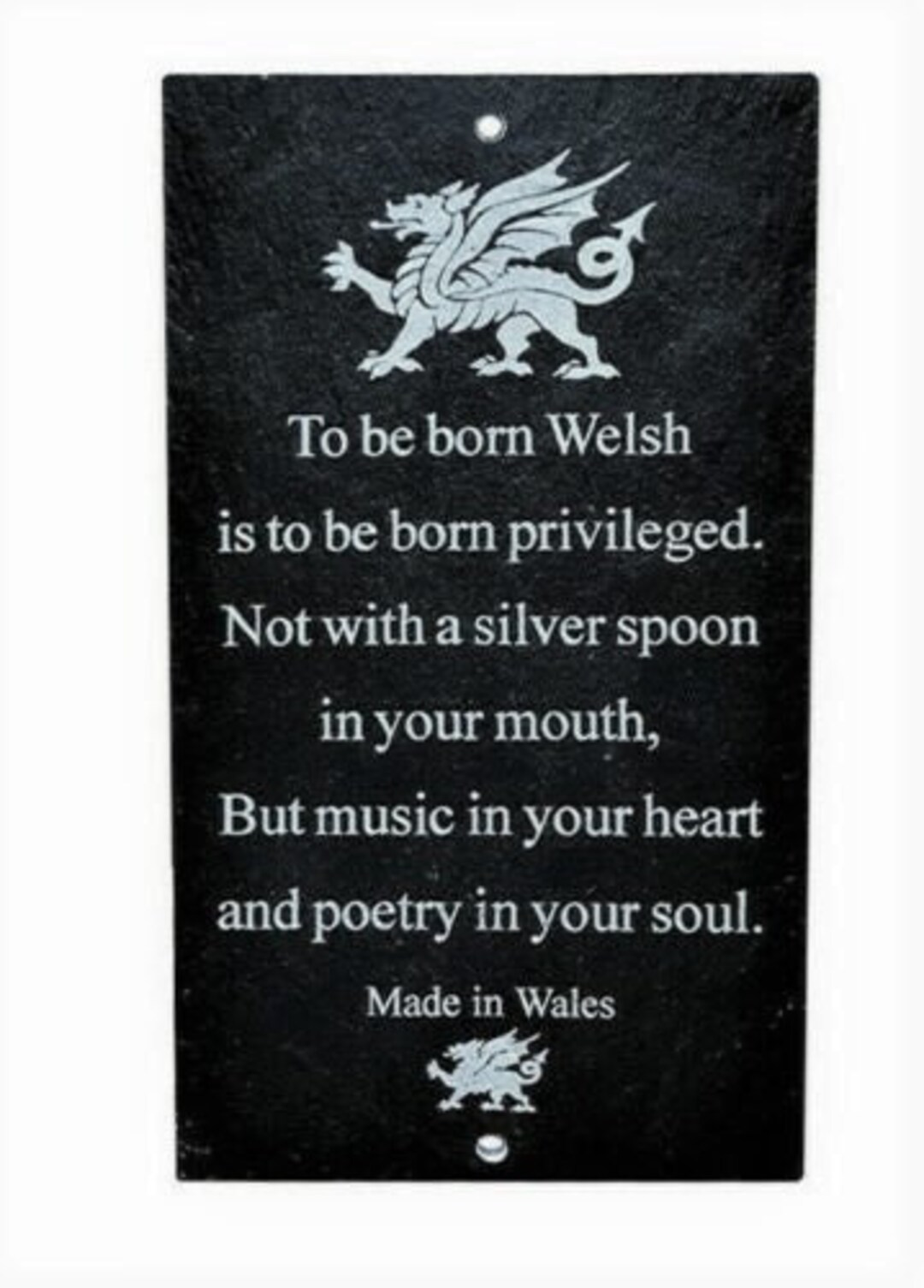 To Be Born Welsh Sign Engraved Welsh Slate Wall Plaque Sign Wales ...