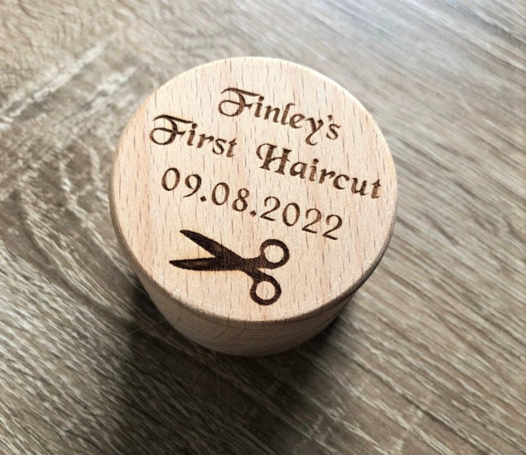 Personalised Engraved My First Curl Keepsake Trinket Box Newborn Baby ...