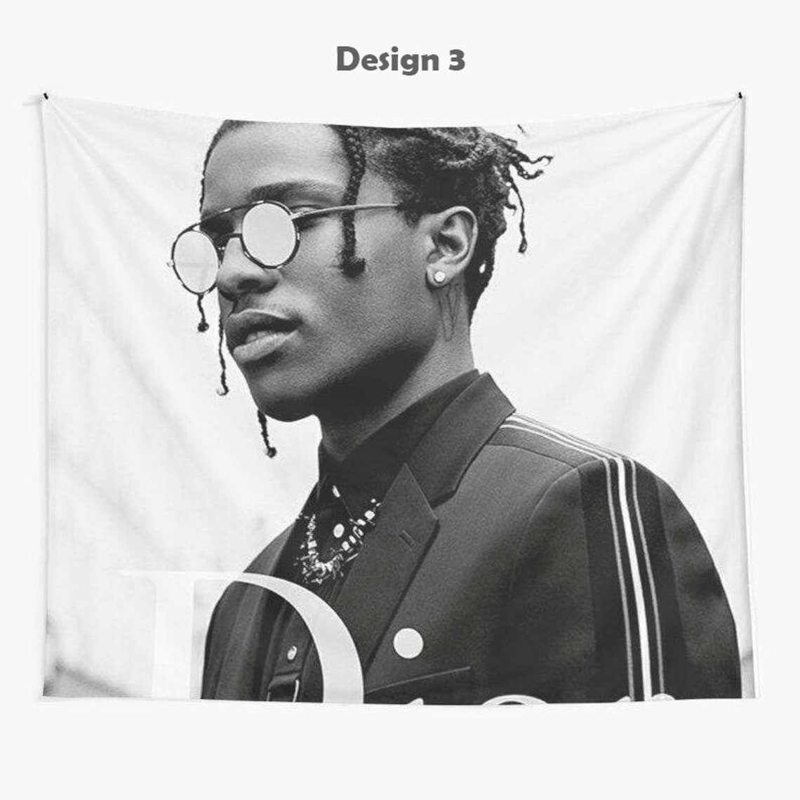Asap Rocky Flag Wall American Rapper Decor Wall Hanging | Etsy