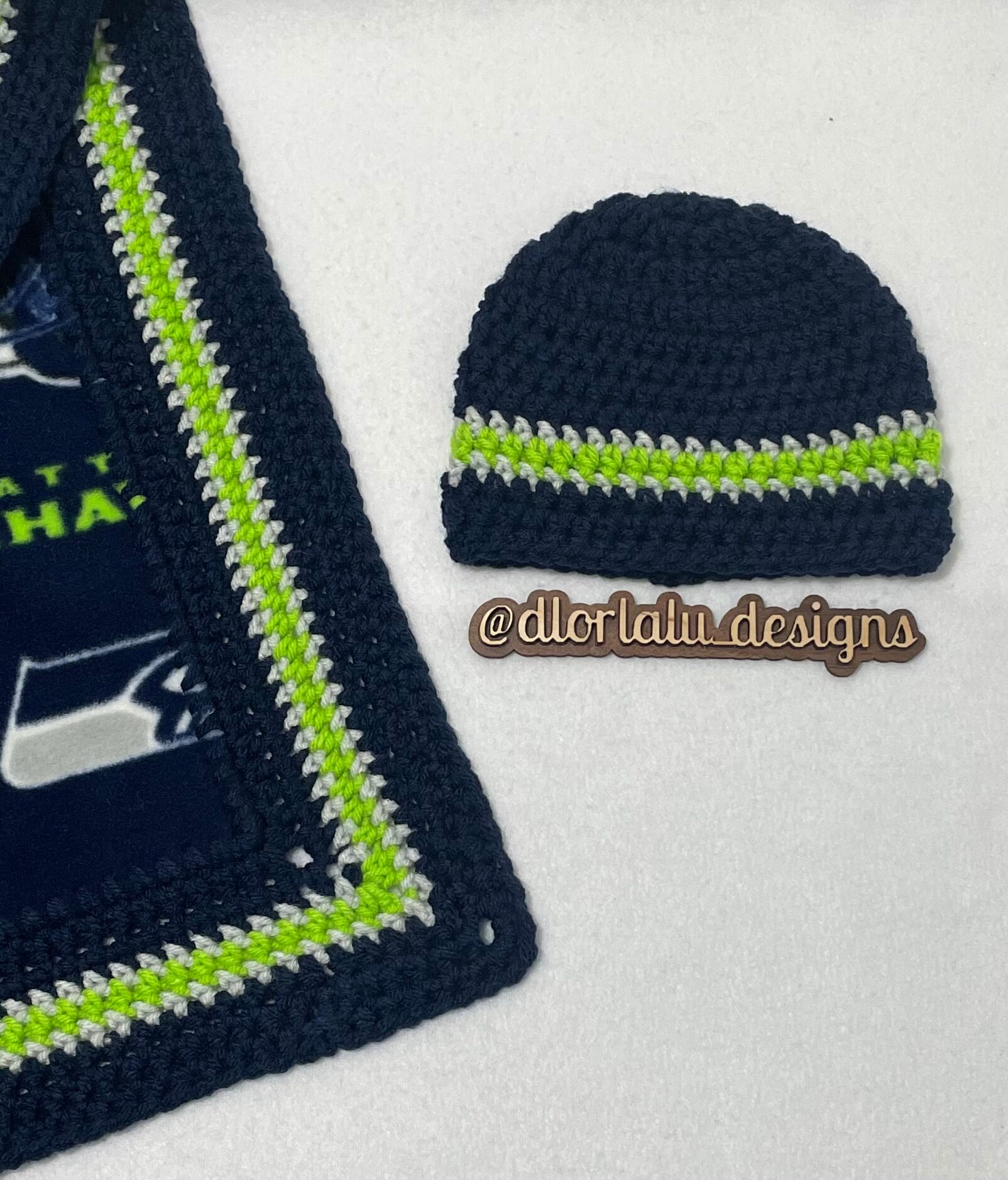 Seattle Seahawks Baby Blanket, Baby Shower Gift, Sports, Made to Order ...