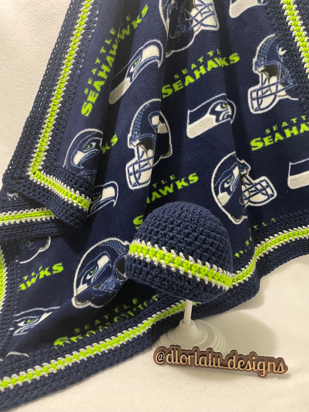 Seattle Seahawks Baby Blanket, Baby Shower Gift, Sports, Made to Order ...