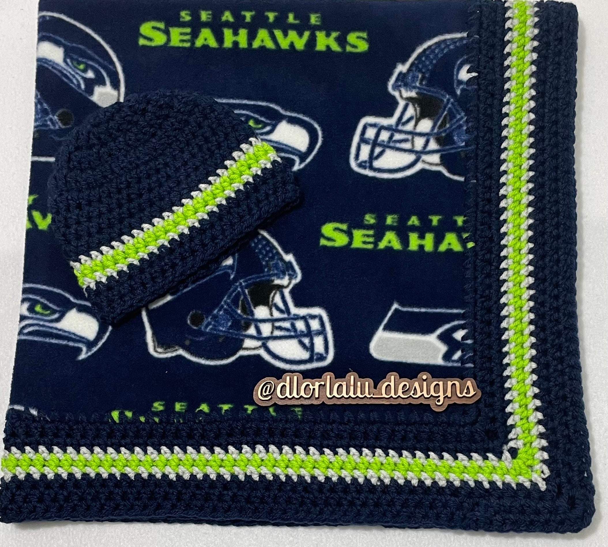 Seattle Seahawks Baby Blanket, Baby Shower Gift, Sports, Made to Order ...