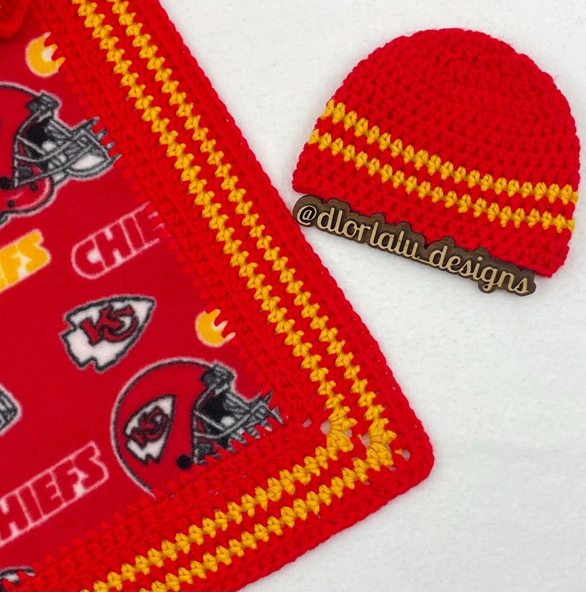 Kansas City Chiefs Baby Blanket, Football Baby Shower Gift, Chiefs ...