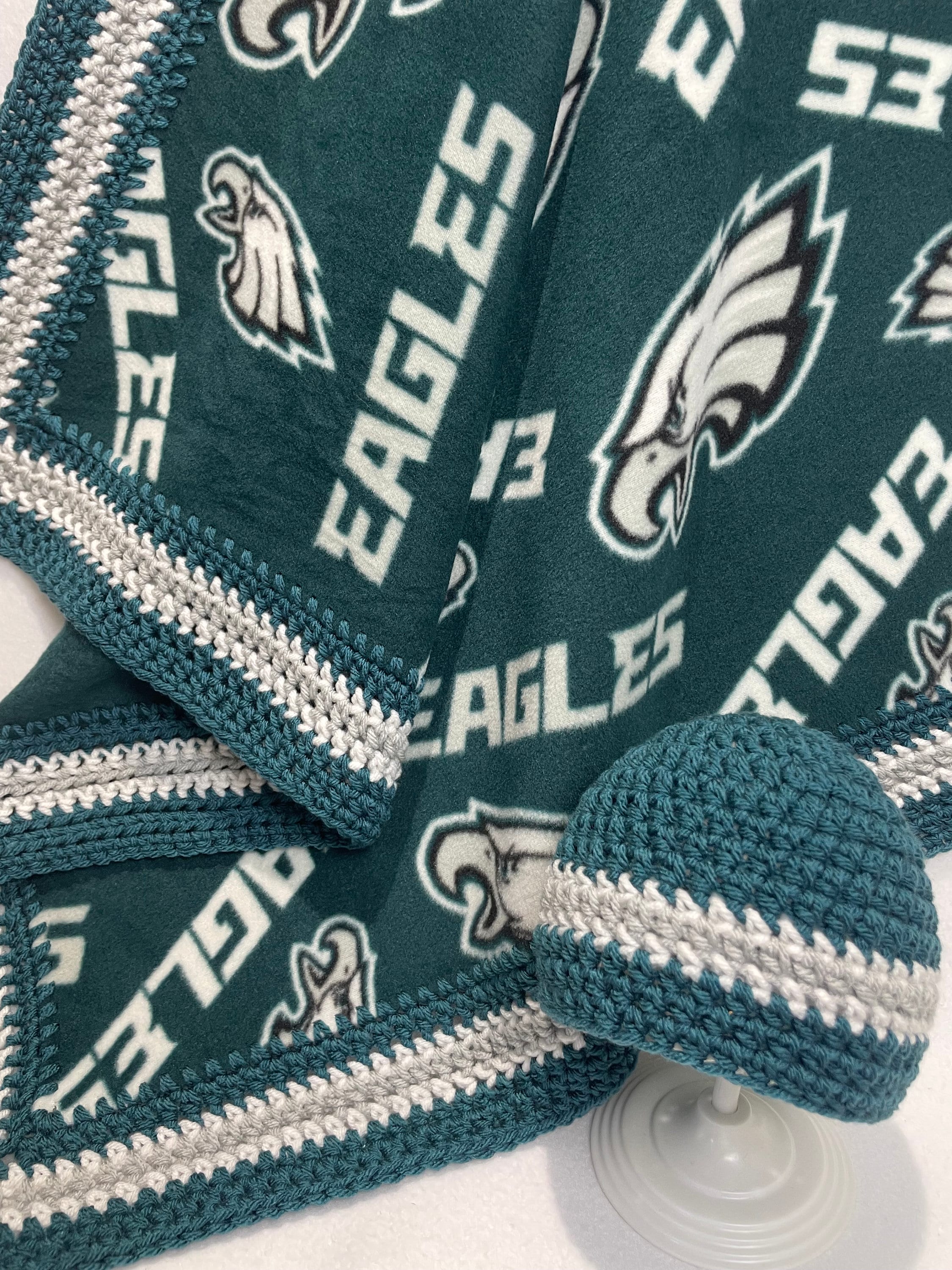 Philadelphia Eagles Baby Blanket, Football Baby Shower Gift, Eagles ...