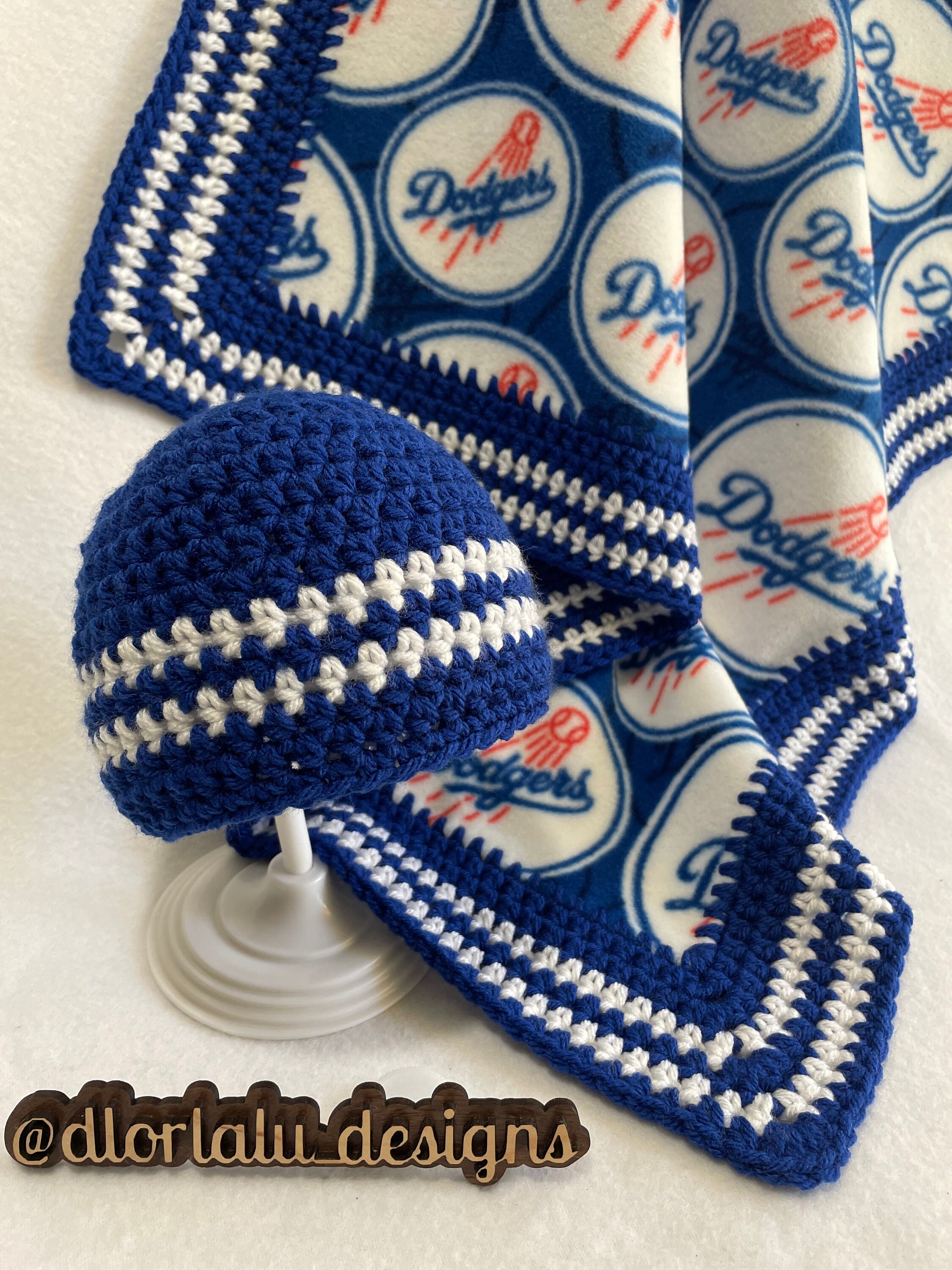 Dodgers Baby Blanket Los Angeles Dodgers Baby Shower - Etsy