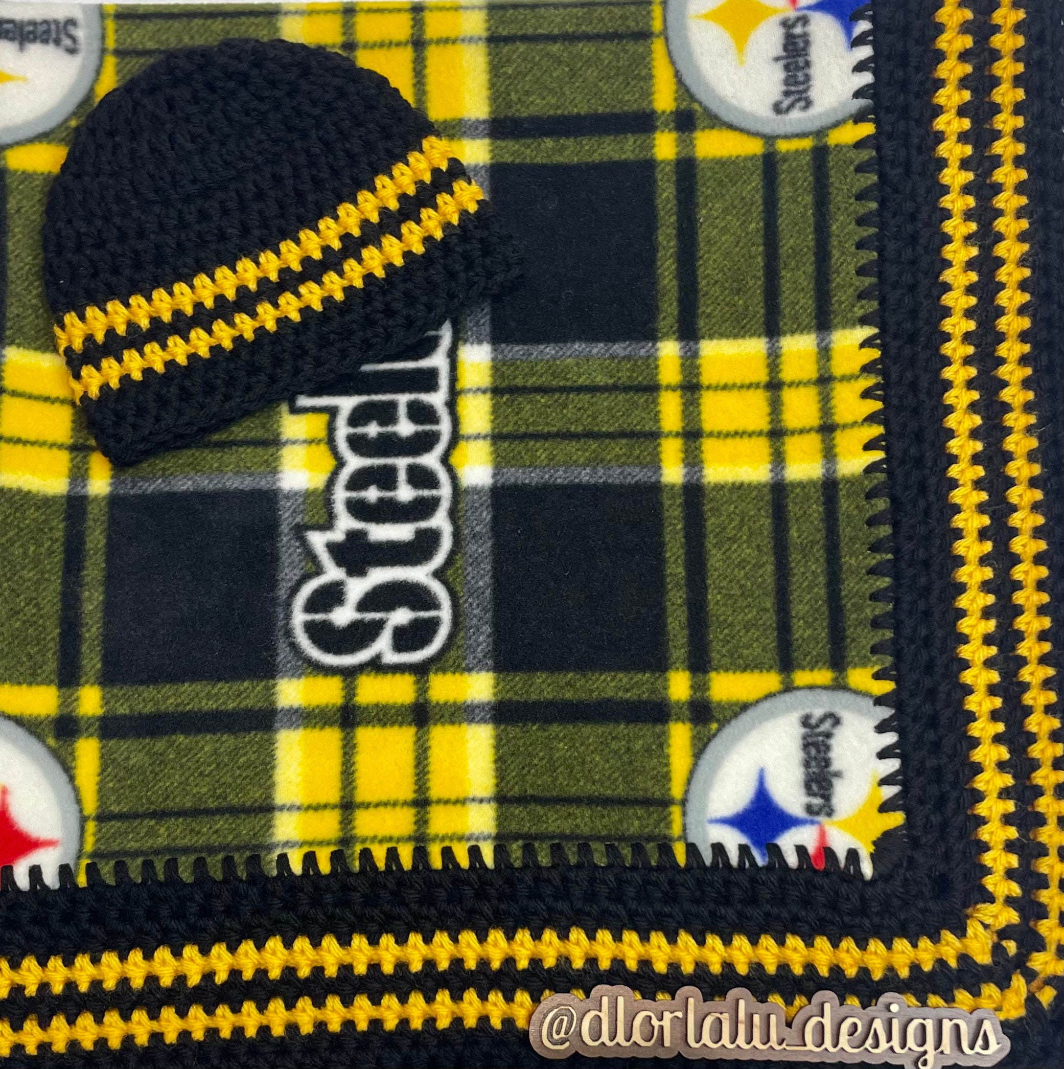 Steelers Baby Blanket, Steeler Baby, Pittsburg Steelers Crochet on ...