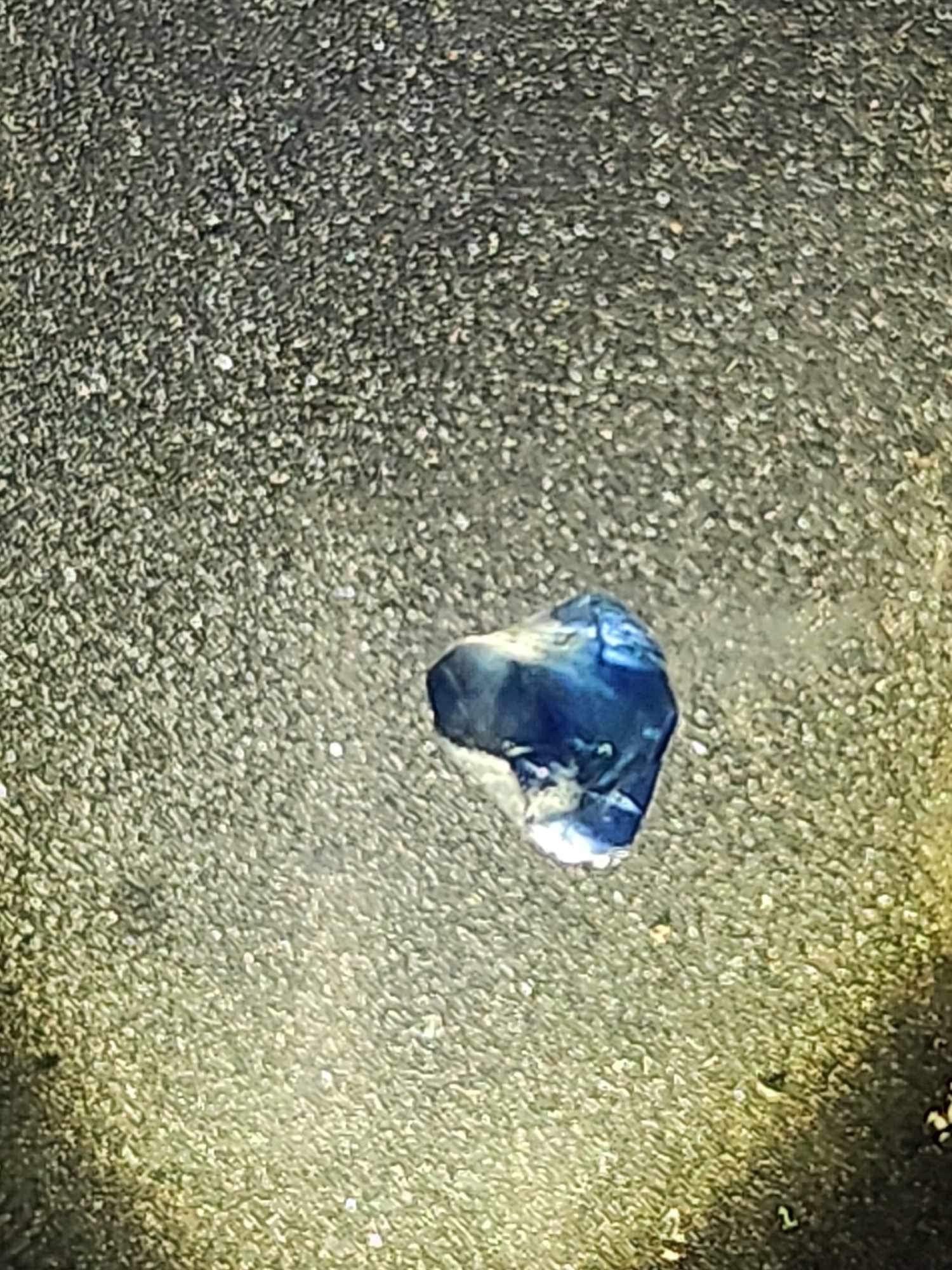 Rare Aussie Treasure: Round Blue/white Gem Rough From Central QLD ...