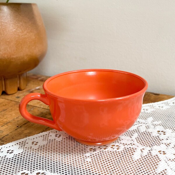 Orange Tea Cup - Etsy