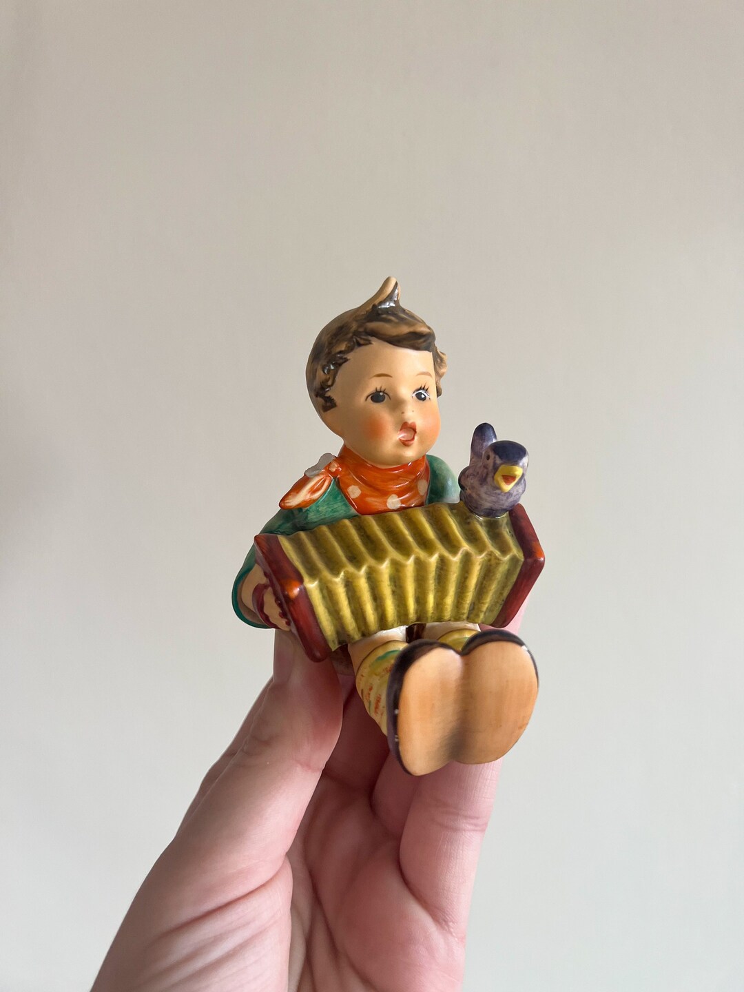Hummel Goebel West Germany Vintage Figurine Boy Playing Accordion With ...
