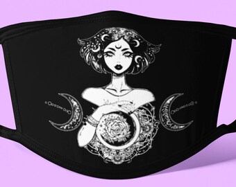 Witchy Face Mask - Etsy