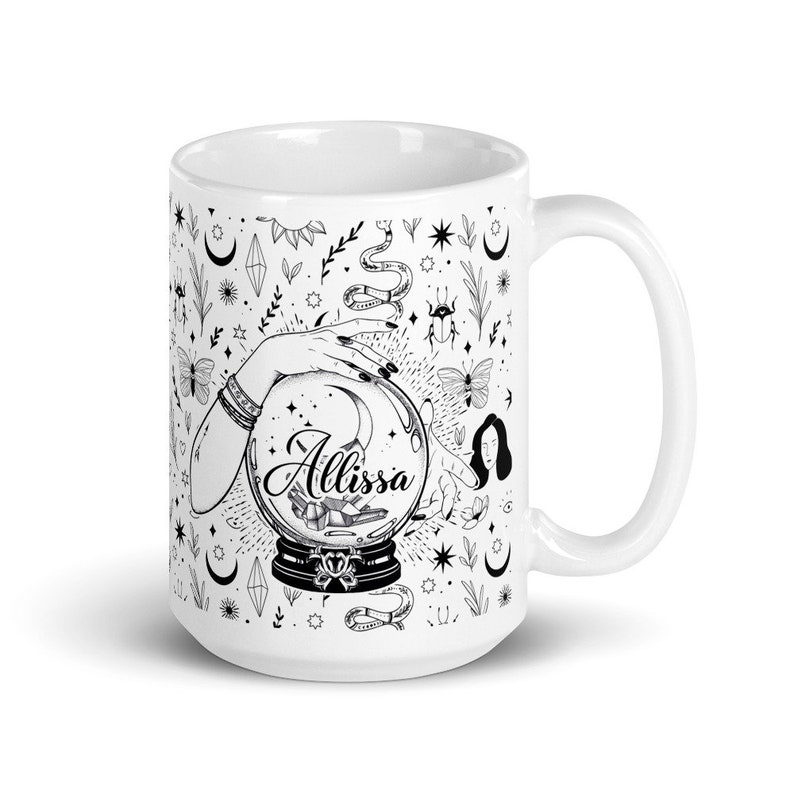 Witchy Personalized Coffee Mug Custom Magick Mug Boho - Etsy