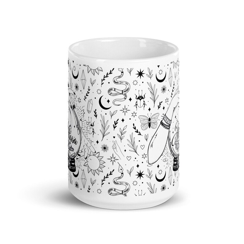 Witchy Personalized Coffee Mug Custom Magick Mug Boho - Etsy