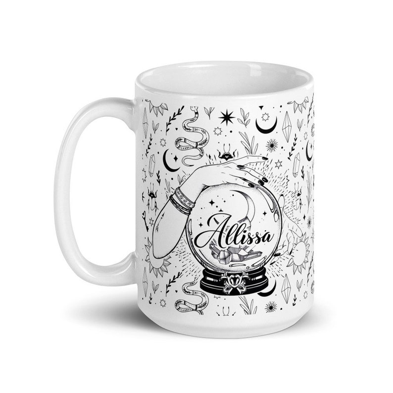 Witchy Personalized Coffee Mug Custom Magick Mug Boho - Etsy