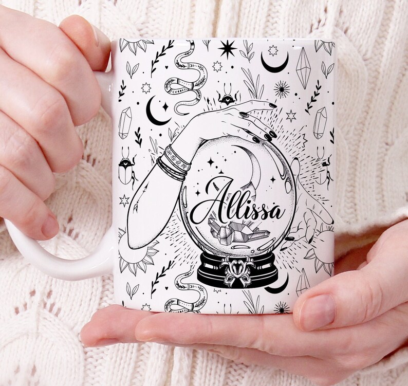 Witchy Personalized Coffee Mug Custom Magick Mug Boho - Etsy