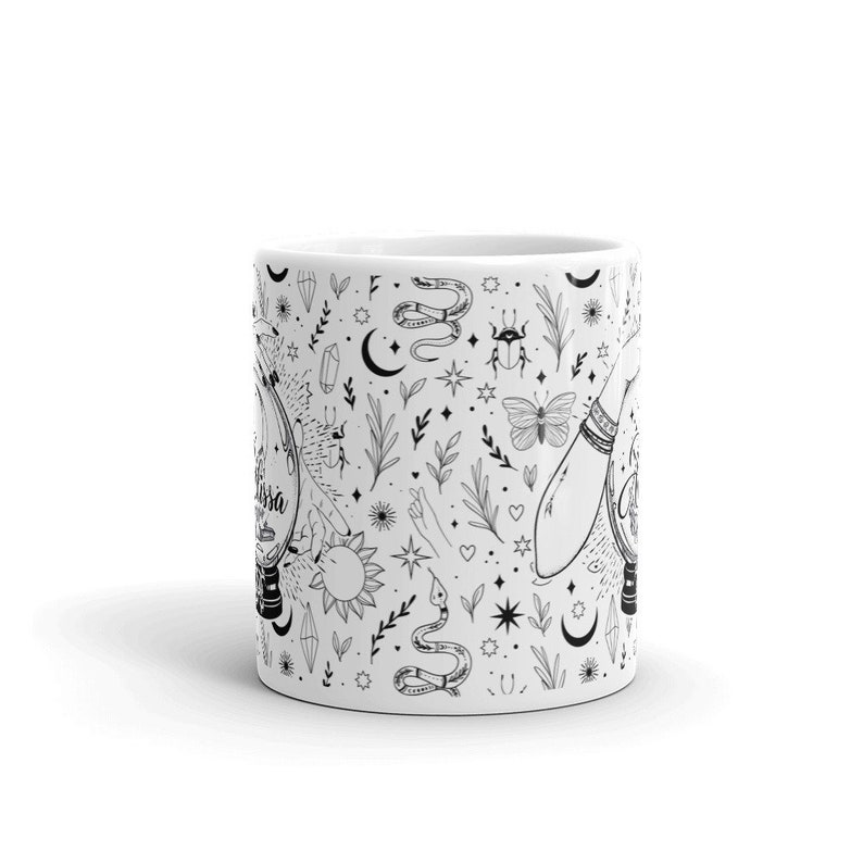 Witchy Personalized Coffee Mug Custom Magick Mug Boho - Etsy