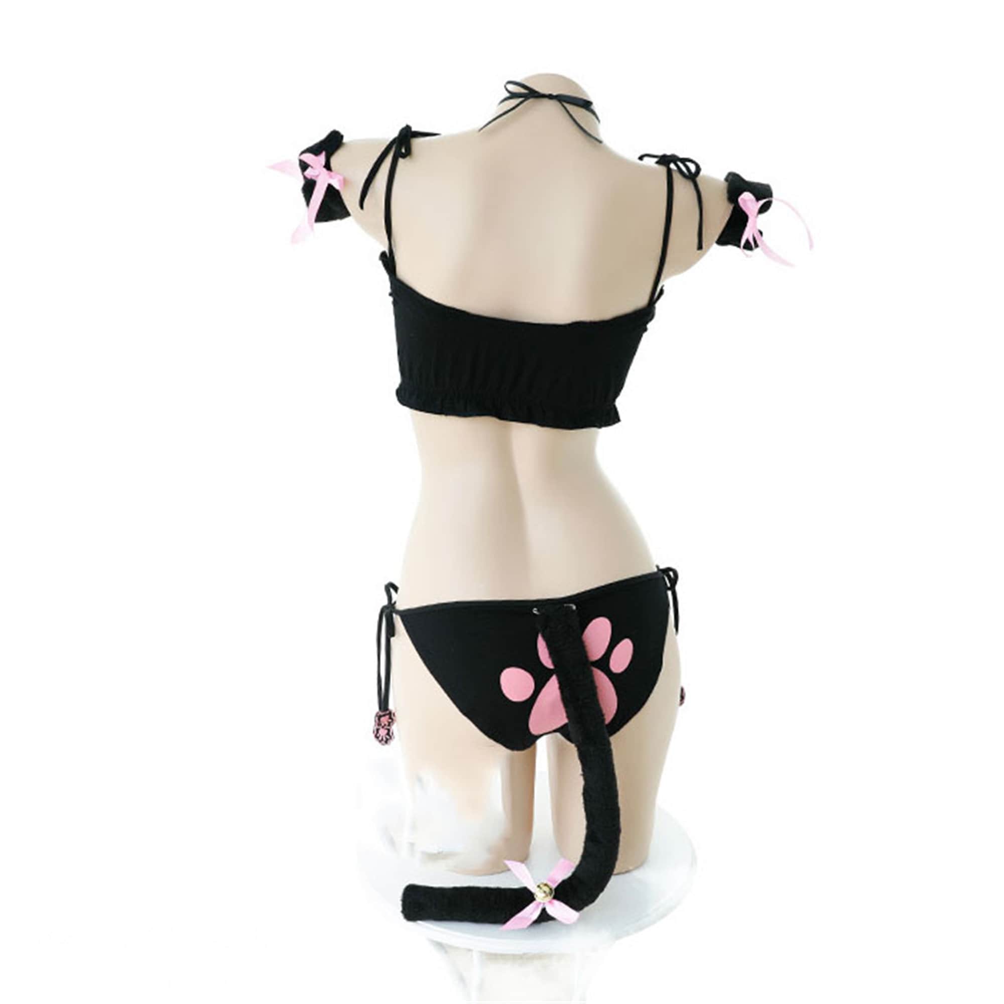 Sexy Cat Bikini Outfit Cosplay Costume Bikini Play Outfit Etsy Australia