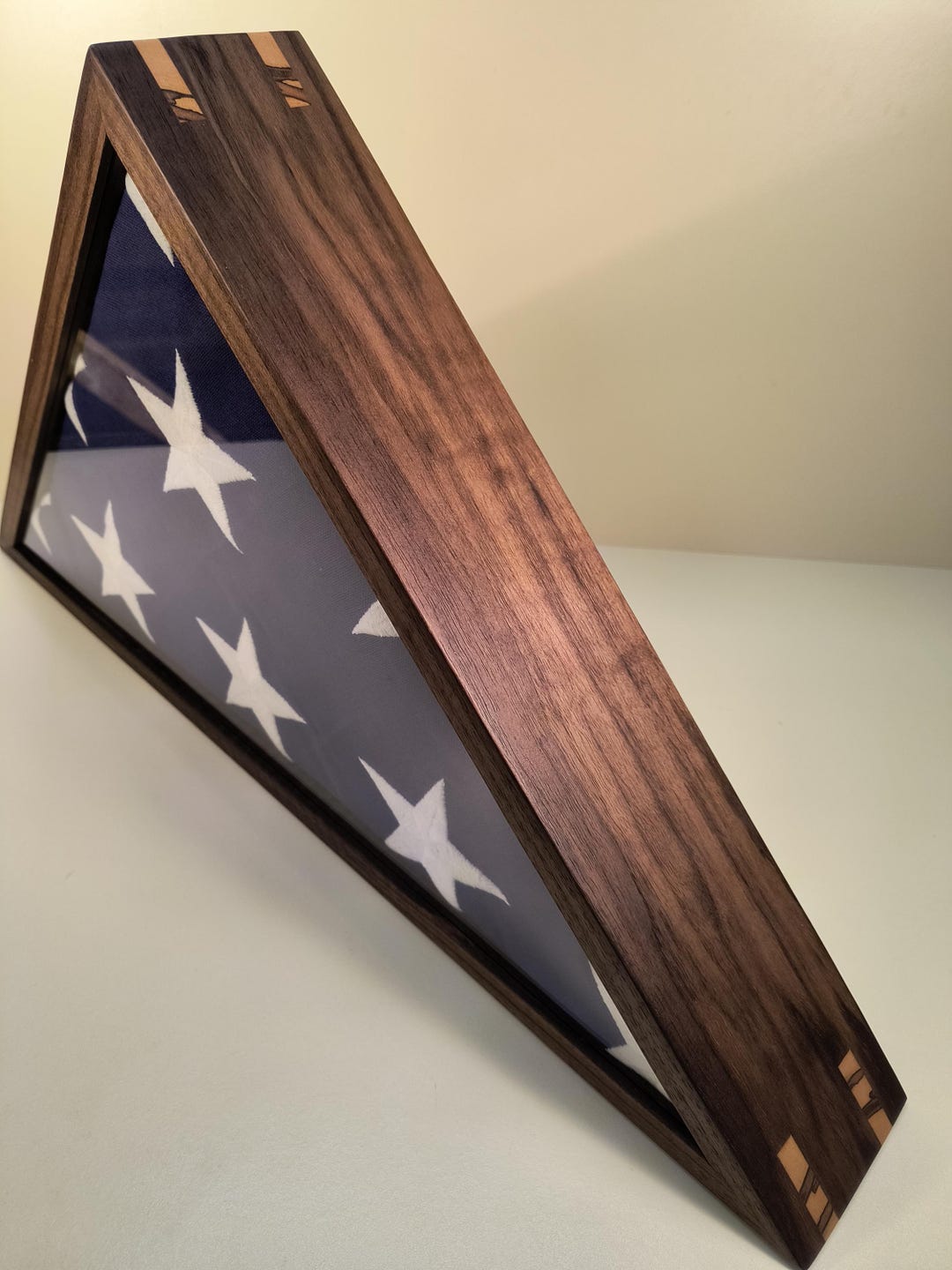 Wooden Memorial Flag Case - Etsy