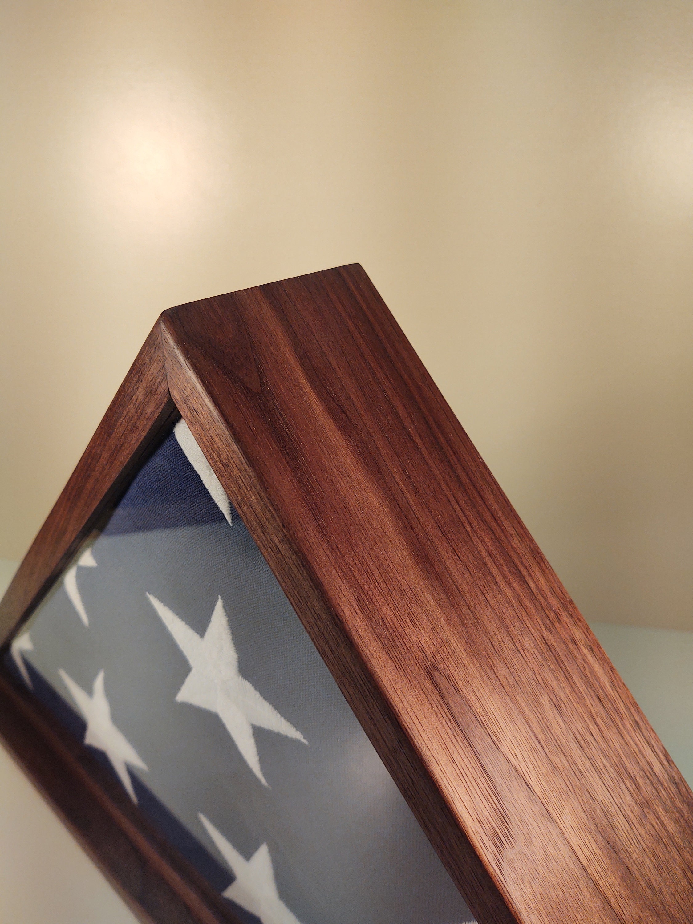 Wooden Memorial Flag Case - Etsy