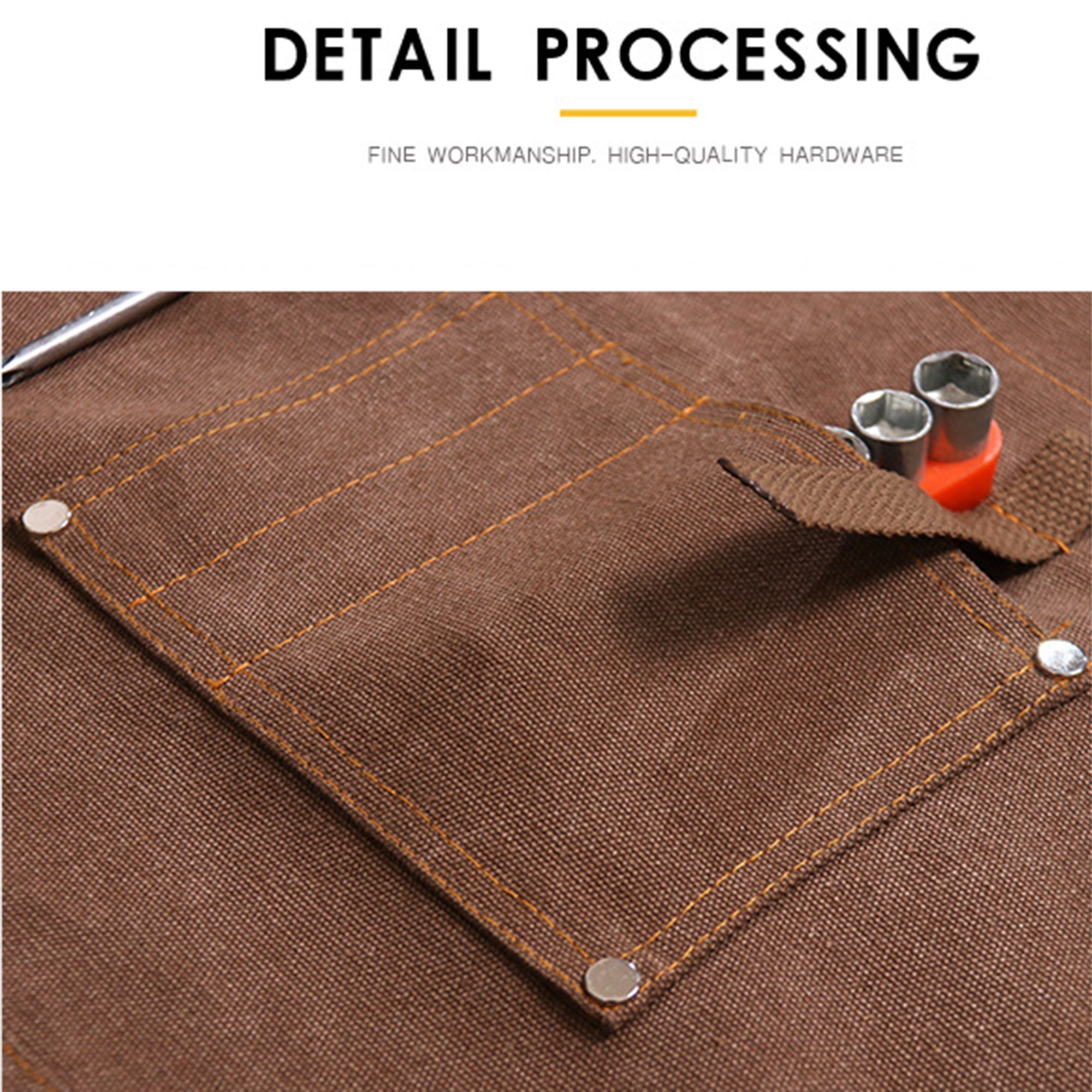 Canvas Tool Apron With Cross Straps Customizable - Etsy