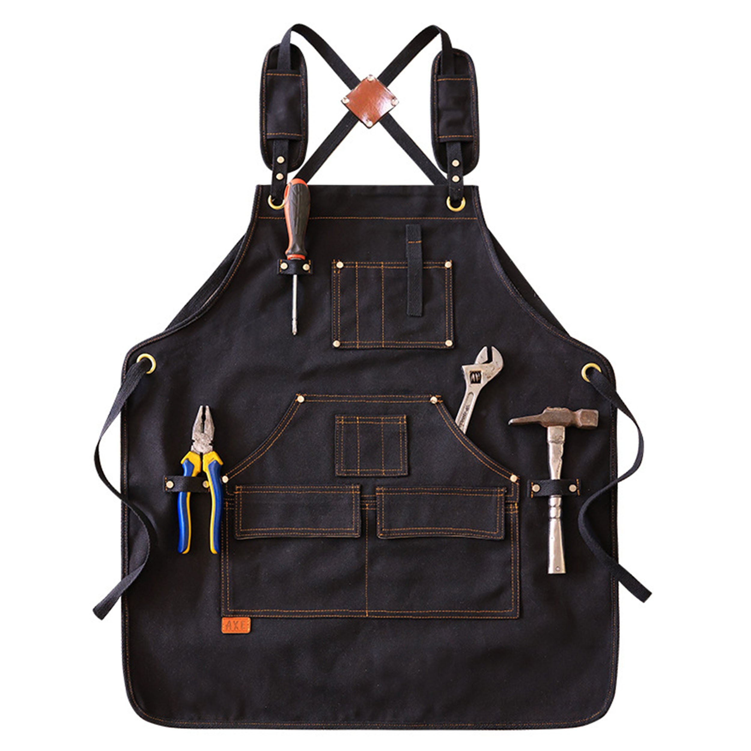 Canvas Tool Apron With Cross Straps Customizable Personalized Apron for ...