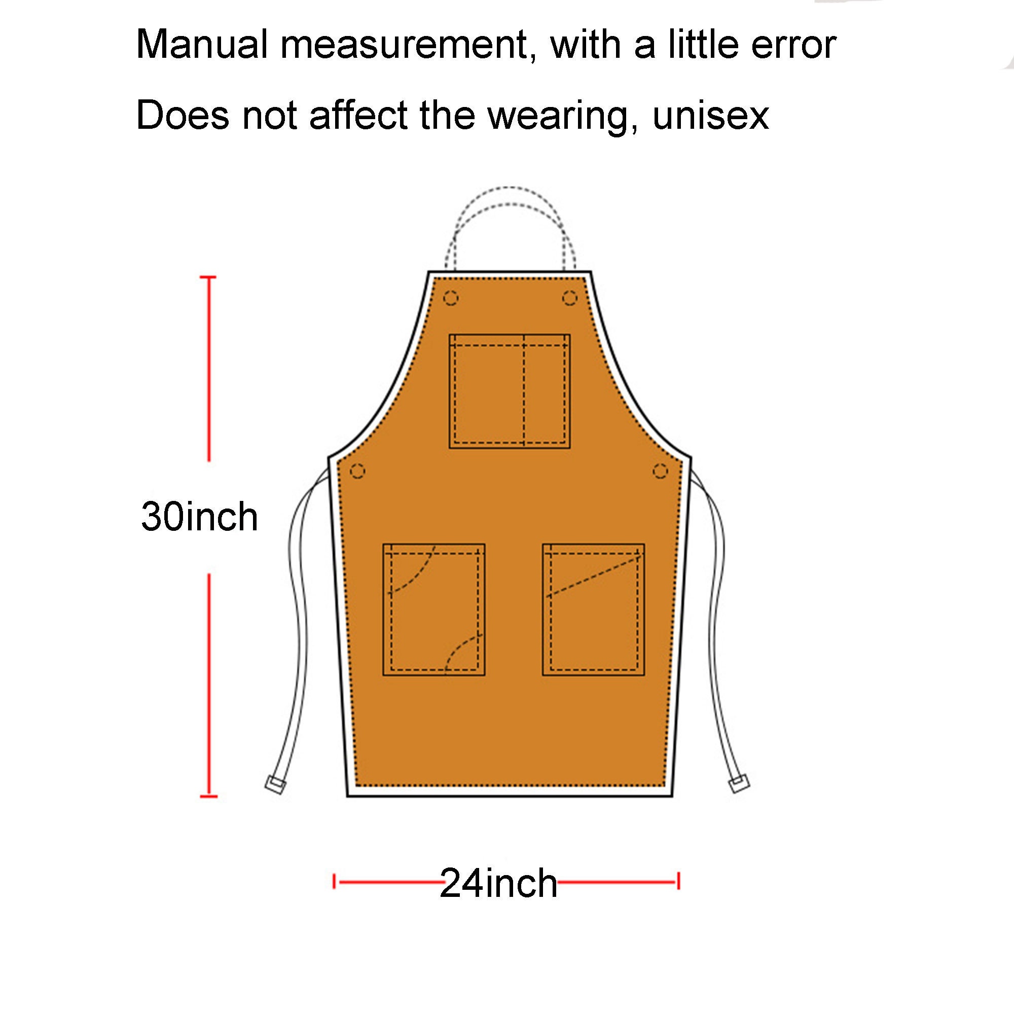 Tool Apron Unisex Denim Aprons Chest Phone Pocket Design Tool Storage ...