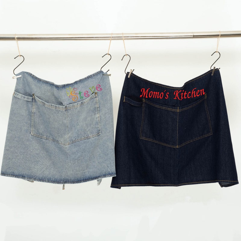 Jean Apron - Etsy
