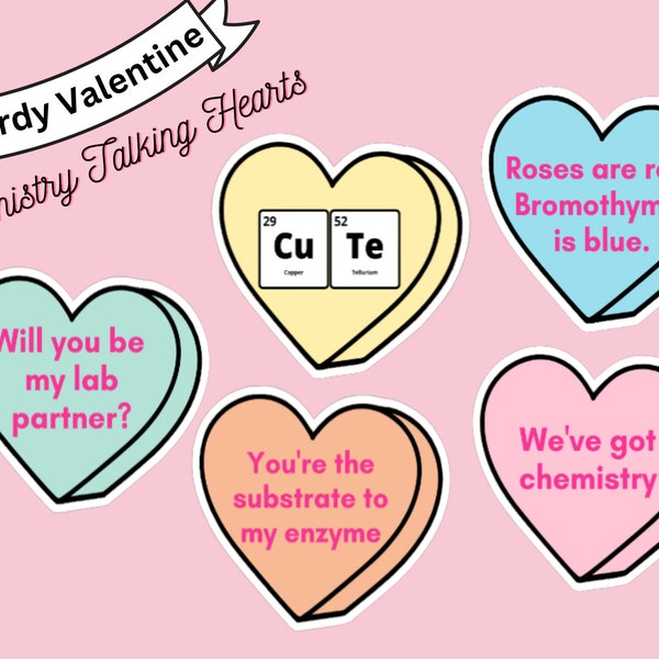 Science Valentine - Etsy