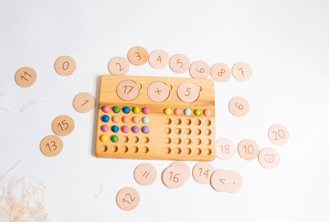 Montessori Math Equation Set - Etsy