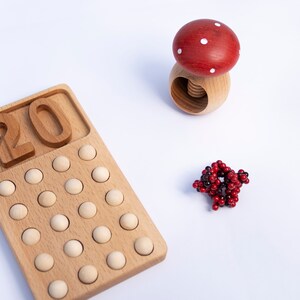 Wooden Numbers Counting Set. 0 to 20 Numbers for Toddlers Montessori ...