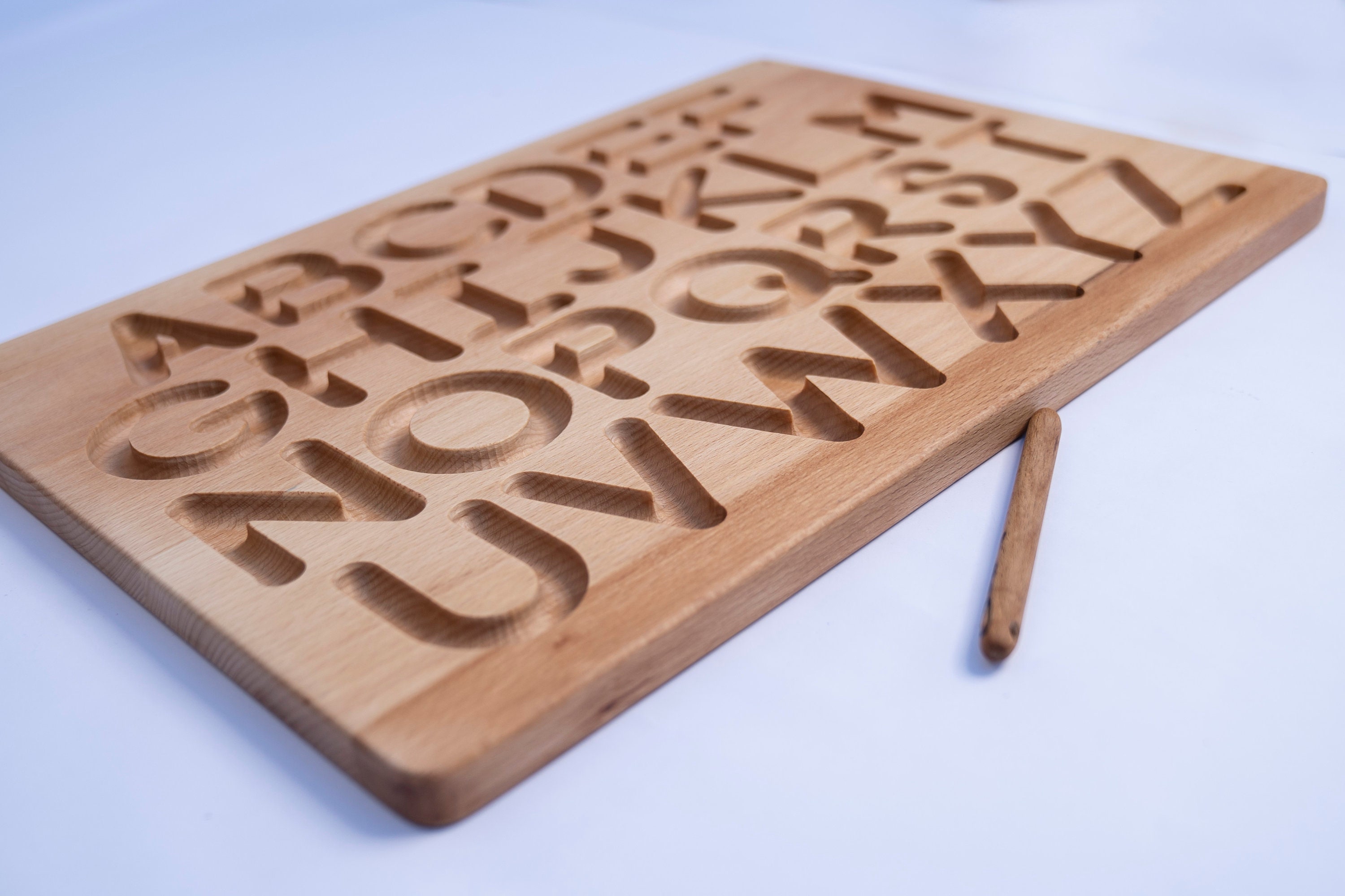 Reversible English Alphabet Board With Directional Arrows. - Etsy