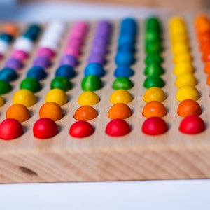 100 BOARD. 10 Times Multiplication Math Set With Included Wooden or ...