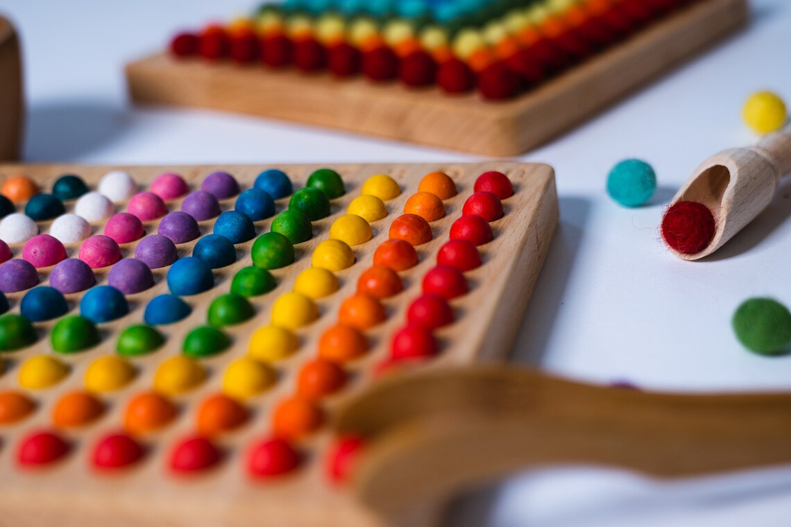 100 BOARD. 10 Times Multiplication Math Set - Etsy