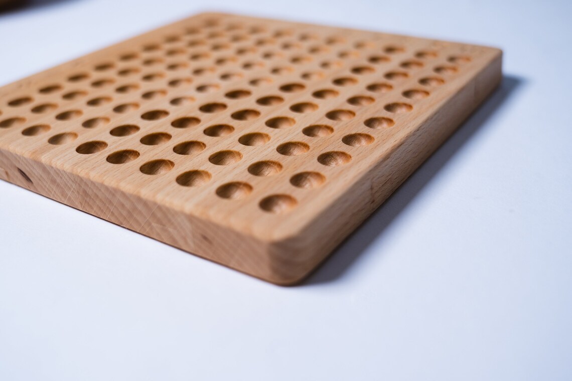 100 BOARD. 10 Times Multiplication Math Set With Included Wooden or ...