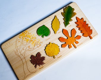 Autumn Leaves Puzzle - Etsy
