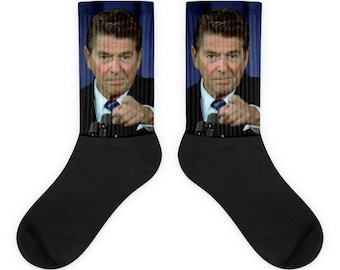 Ronald Reagan Socks - Etsy