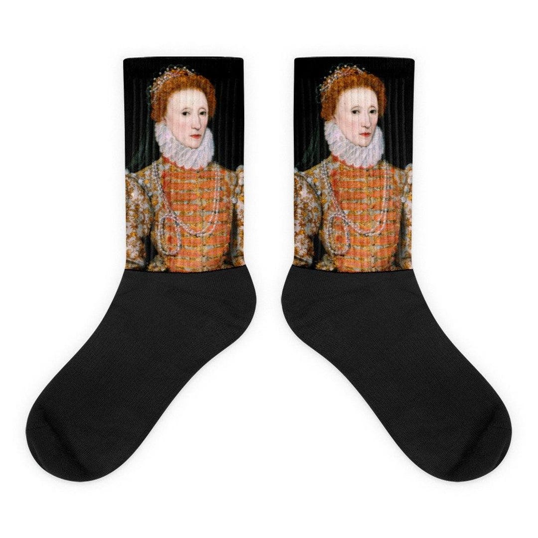 Queen Elizabeth I Socks - Etsy