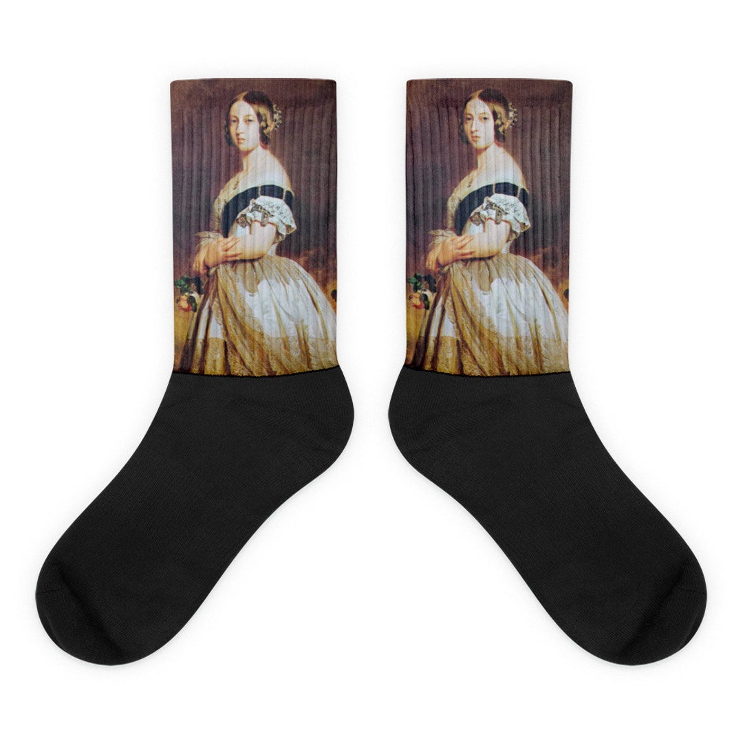 Queen Victoria Socks - Etsy