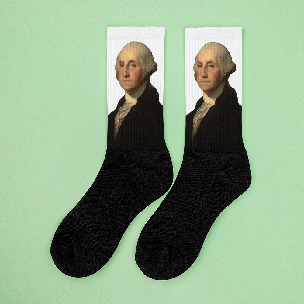 George Washington Socks - Etsy