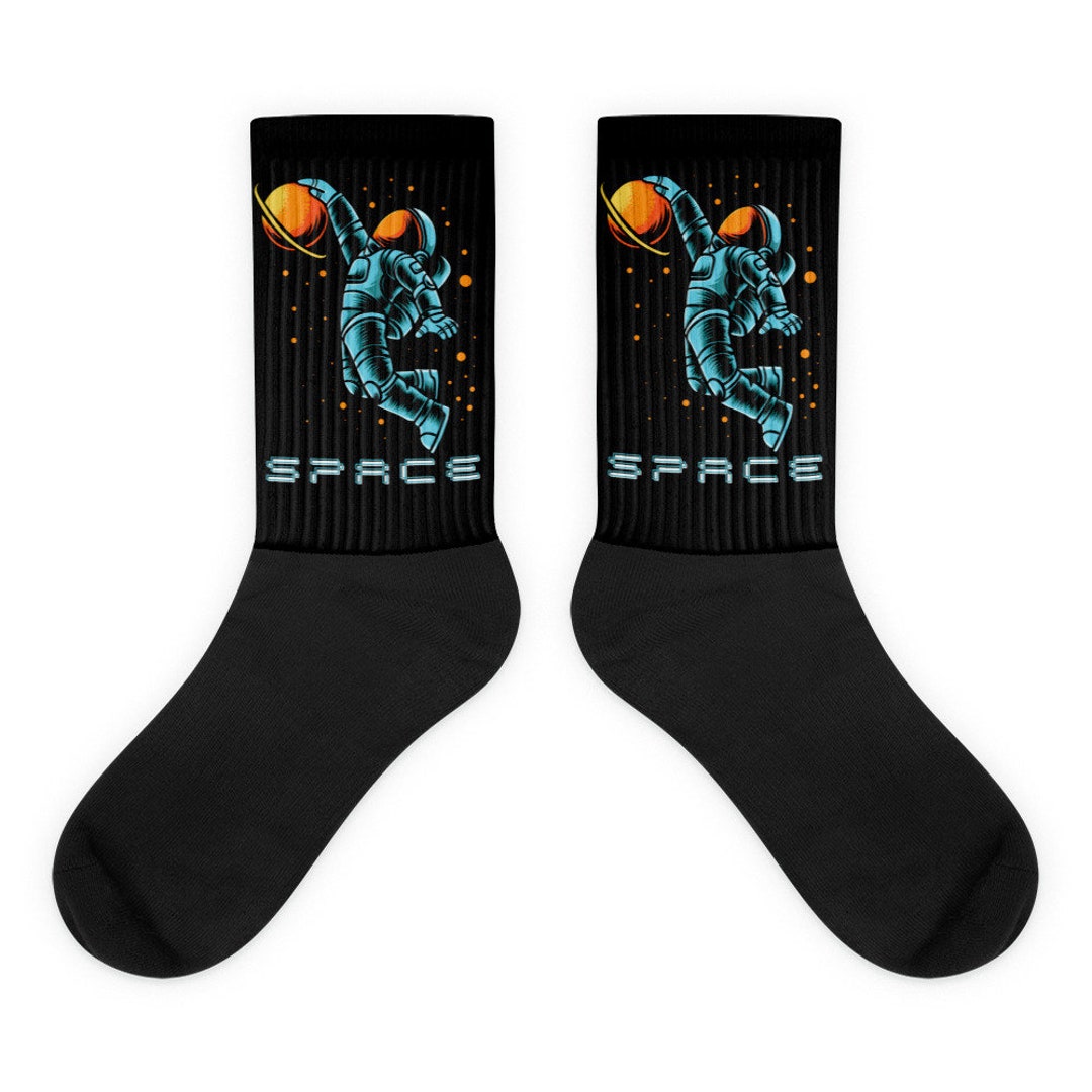 Astronaut Space Socks - Etsy