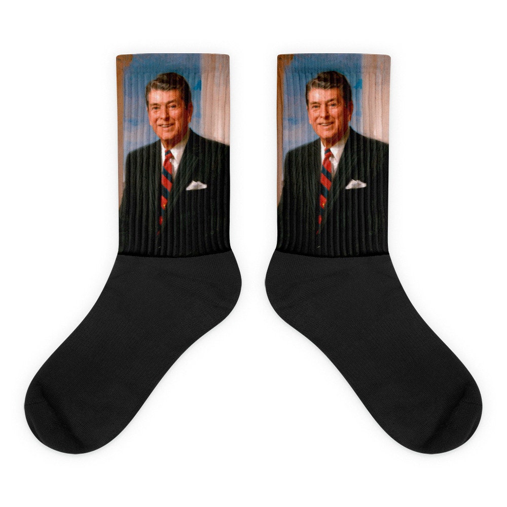 Ronald Reagan Socks - Etsy