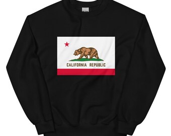 California Flag Sweatshirt - Etsy