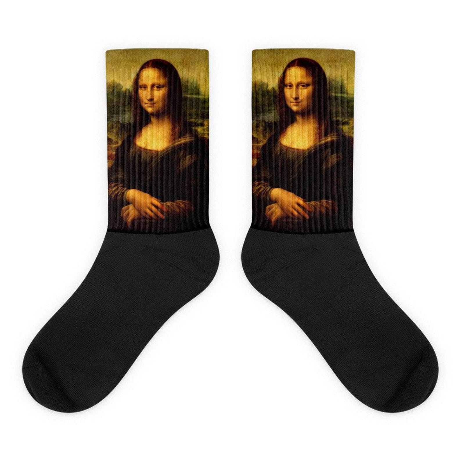 Mona Lisa Socks - Etsy