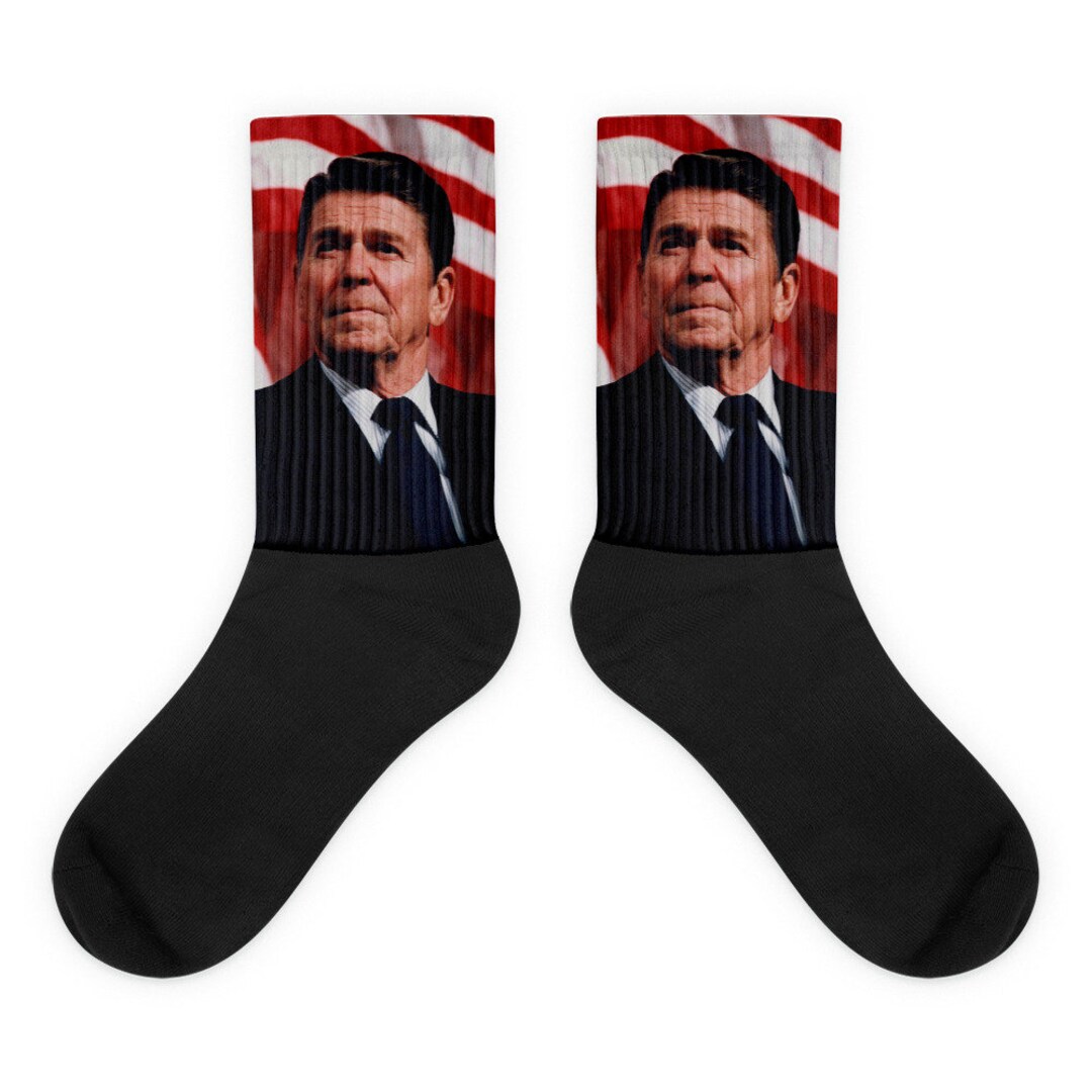 Ronald Reagan Socks - Etsy